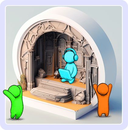 Topia - Real-Time Interactive Spatial Communication Engine