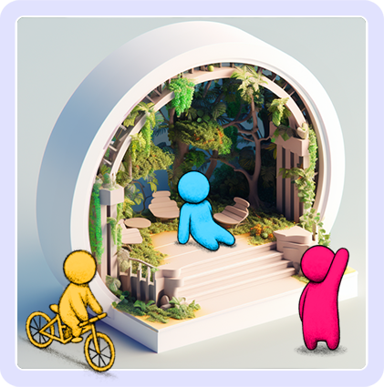 Topia - Real-Time Interactive Spatial Communication Engine