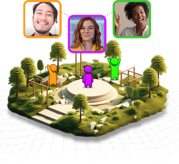 Topia - Real-Time Interactive Spatial Communication Engine