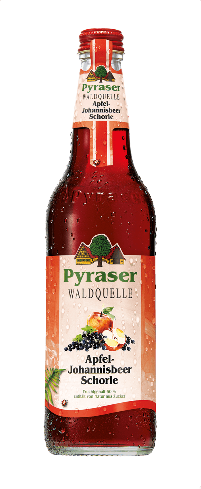 Probiere jetzt Apfel-Johannisbeerschorle!Waldquelle trifft Apfel ...