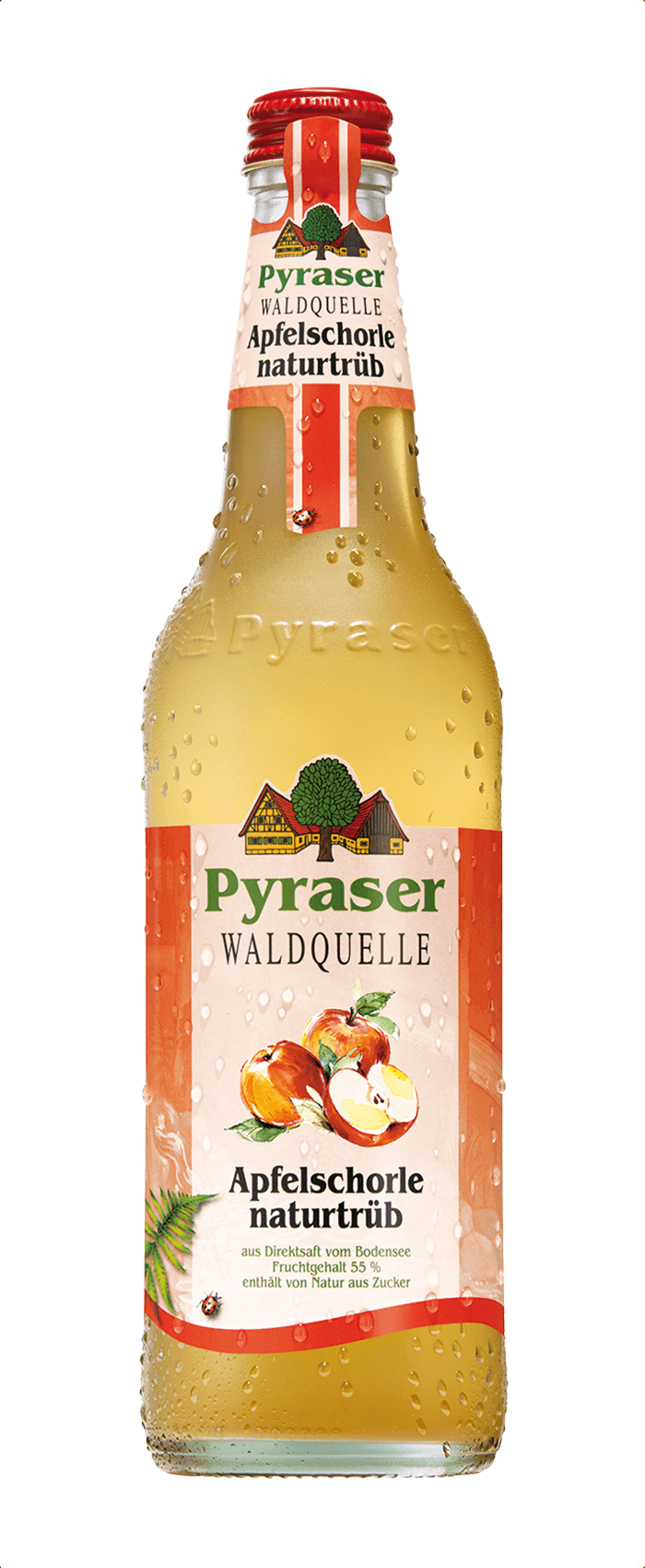 Probiere jetzt Apfelschorle naturtrüb!Natürlich & naturtrüb-erfrischend!