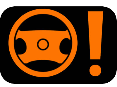 Warning Lights: Power Steering Symbol | Steering Wheel with Exclamation