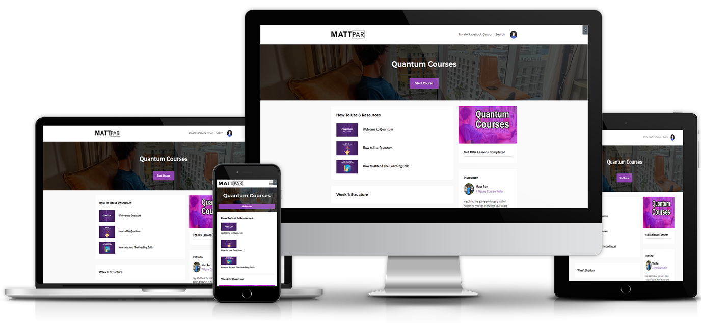 Quantum Courses By Matt Par