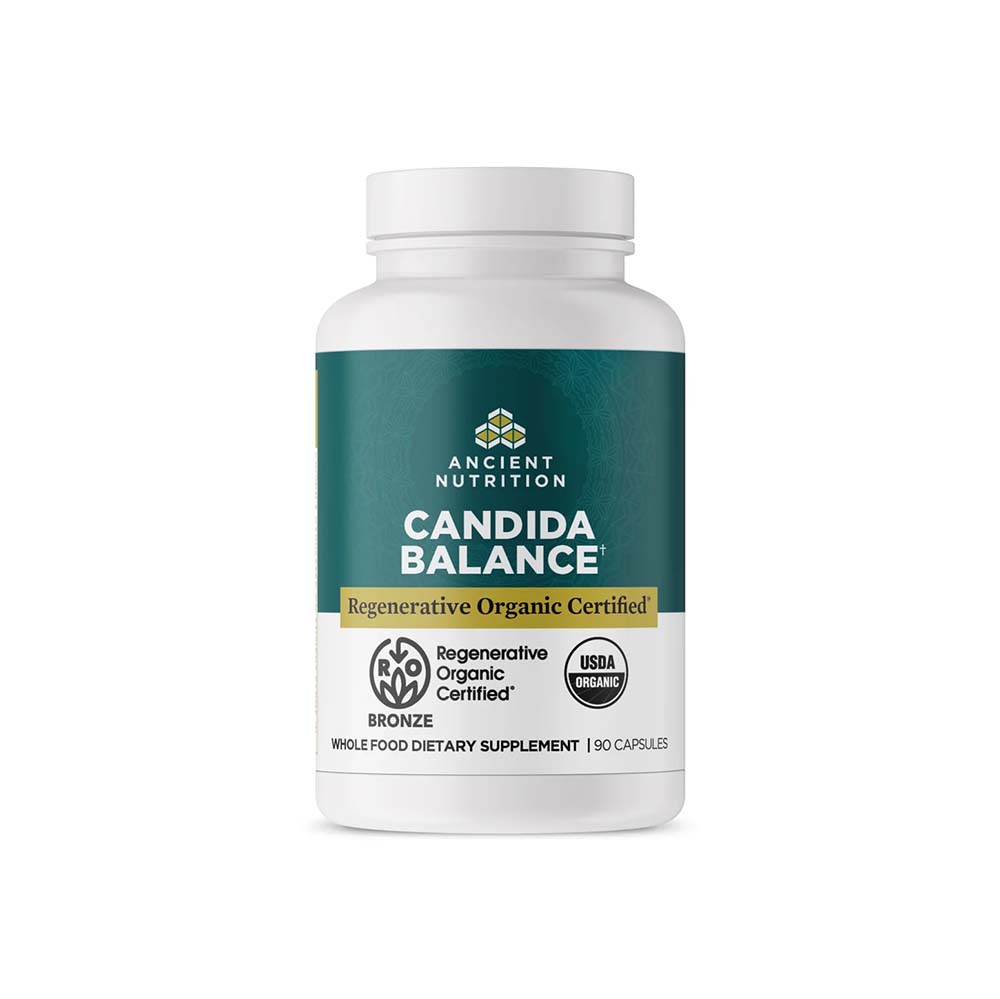 Candida Balance, Ancient Nutrition - sourced from regenerative farms