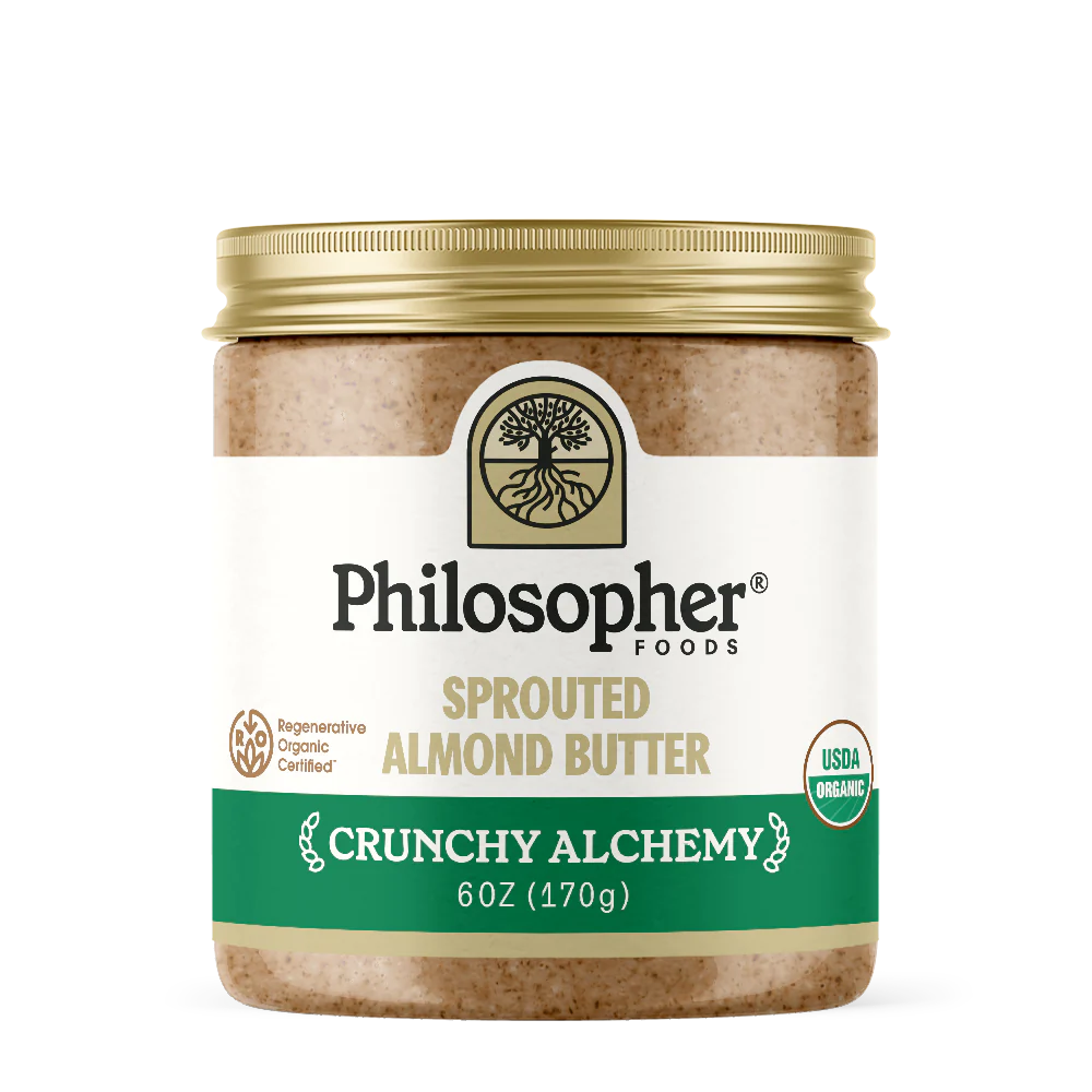 Crunchy Alchemy Sprouted Almond Butter, Philosopher Foods - sourced ...