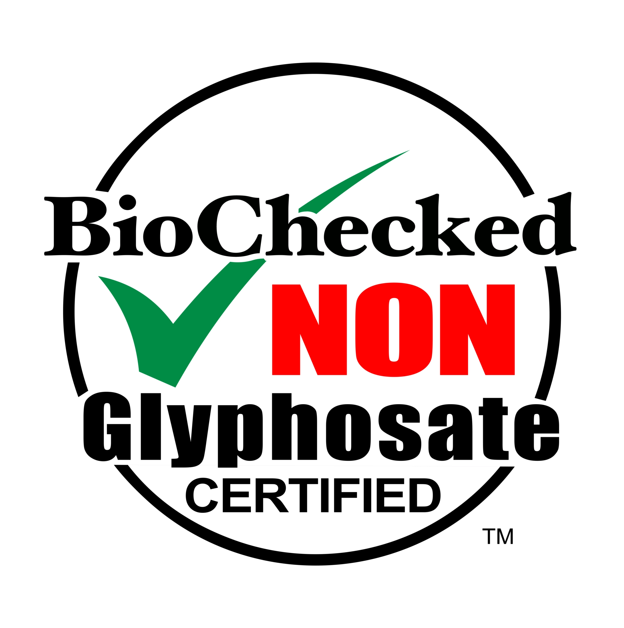 Products Certified Regenerative + BioChecked™ Non Glyphosate Certified™