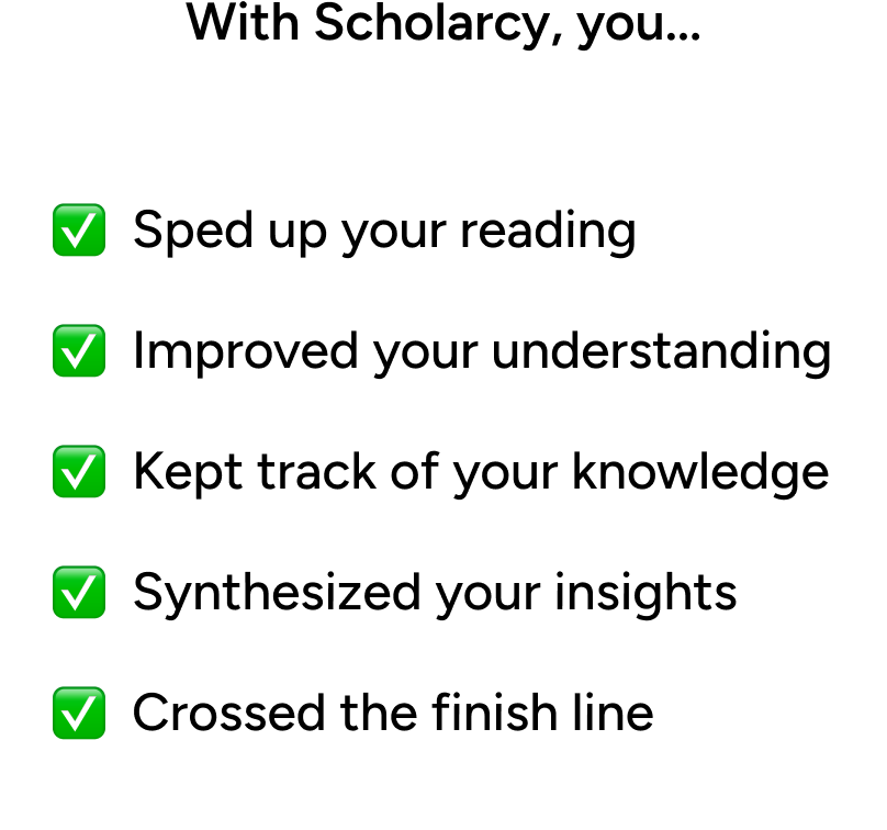 Scholarcy - Knowledge made simple