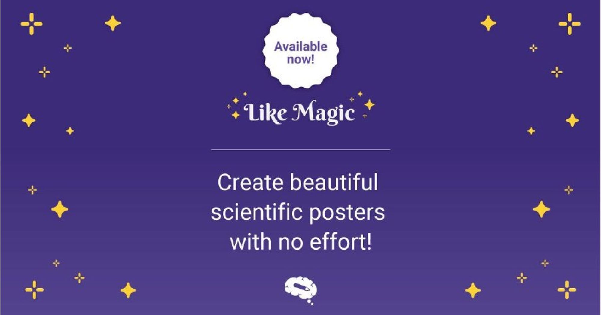 Combining AI and visual design to create beautiful scientific posters