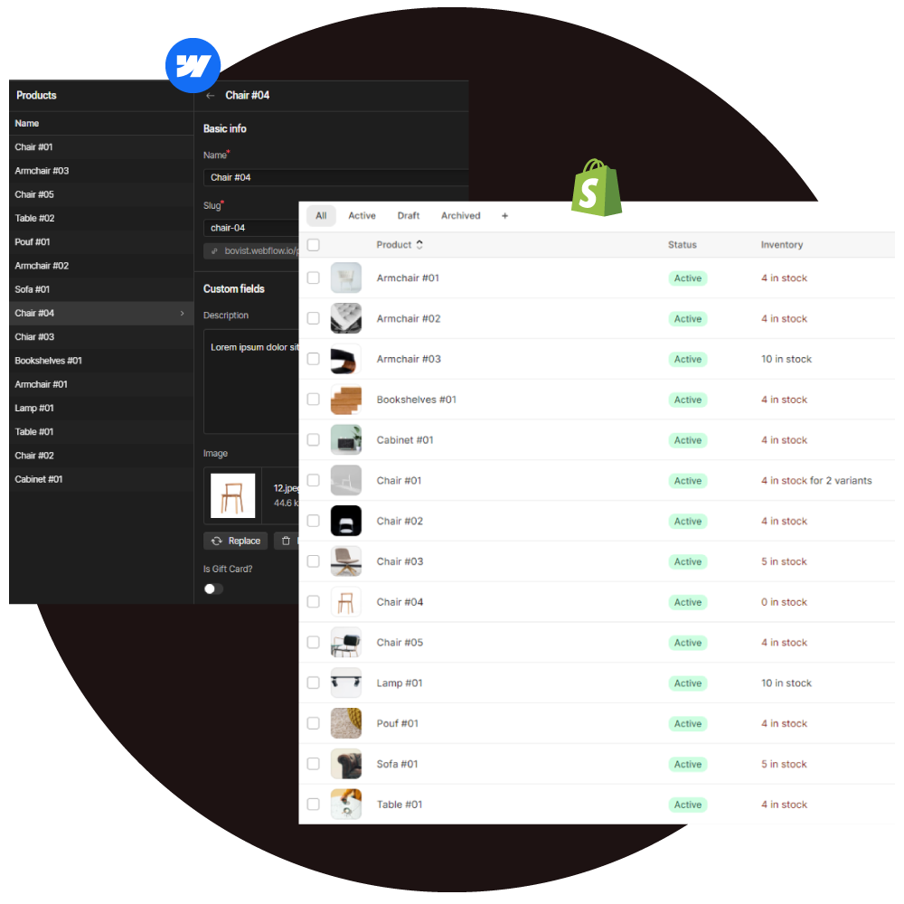 Webflow and Shopify, connected! | Smootify.io