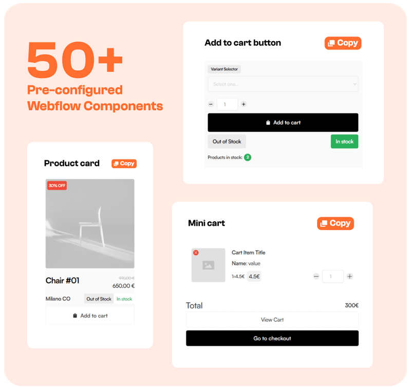 Webflow and Shopify, connected! | Smootify.io