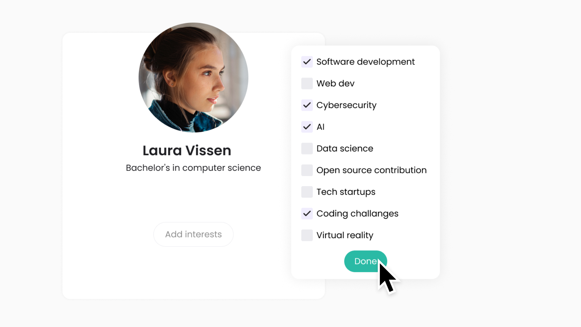 Careerfairy live stream landing page