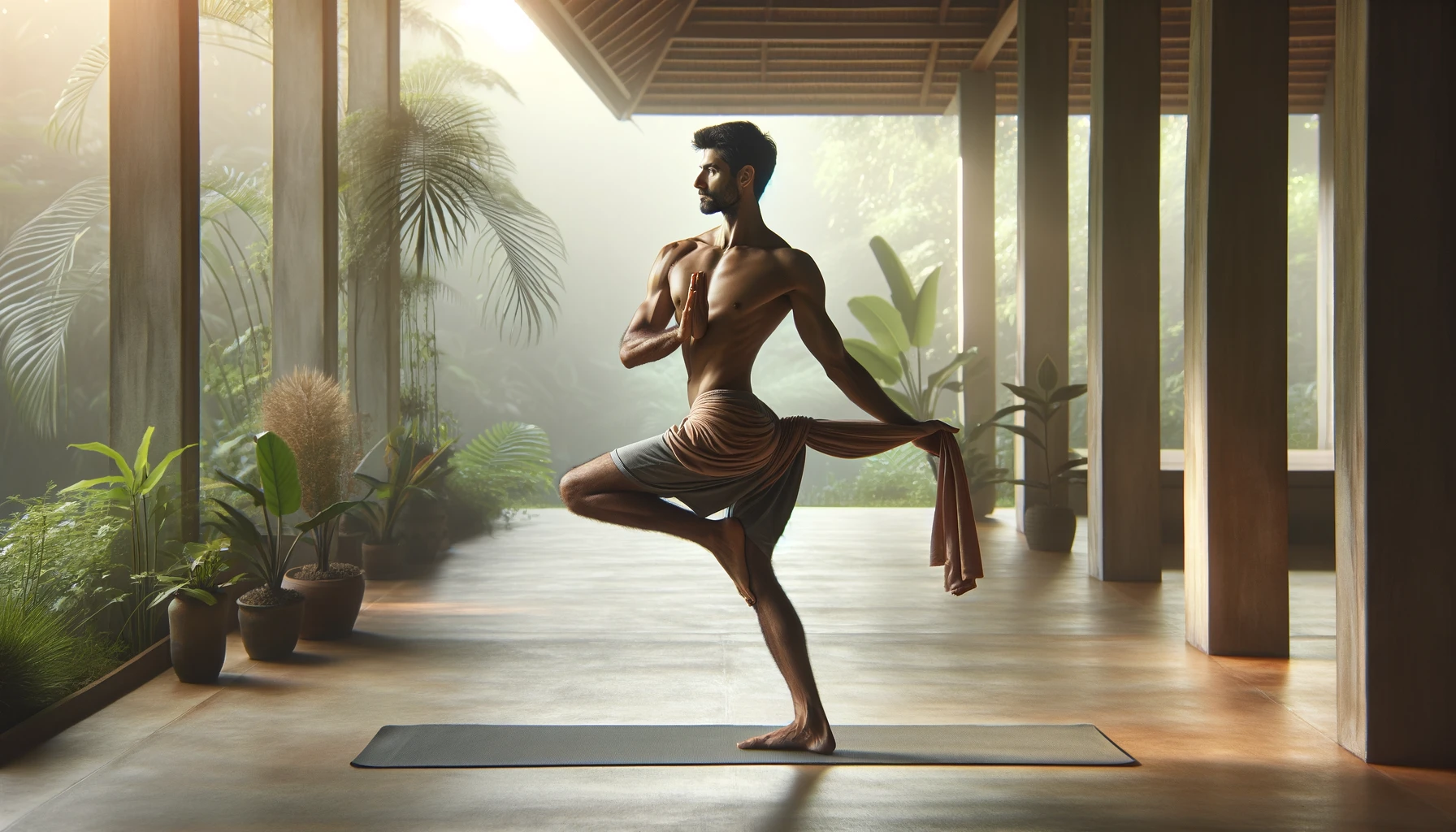 How to do a standing twist?