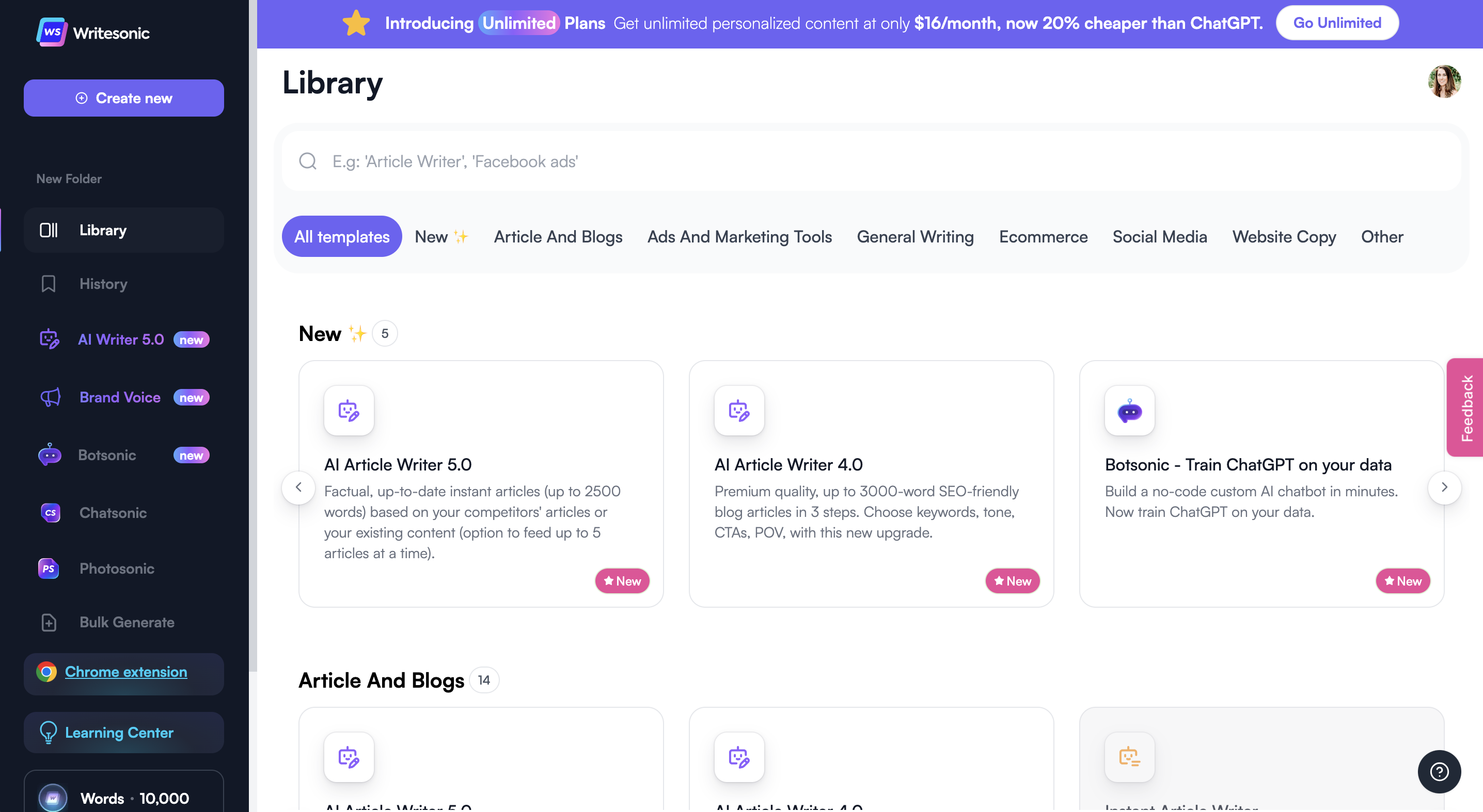 10 Best Free AI Content Generator Tools - teachable:blog