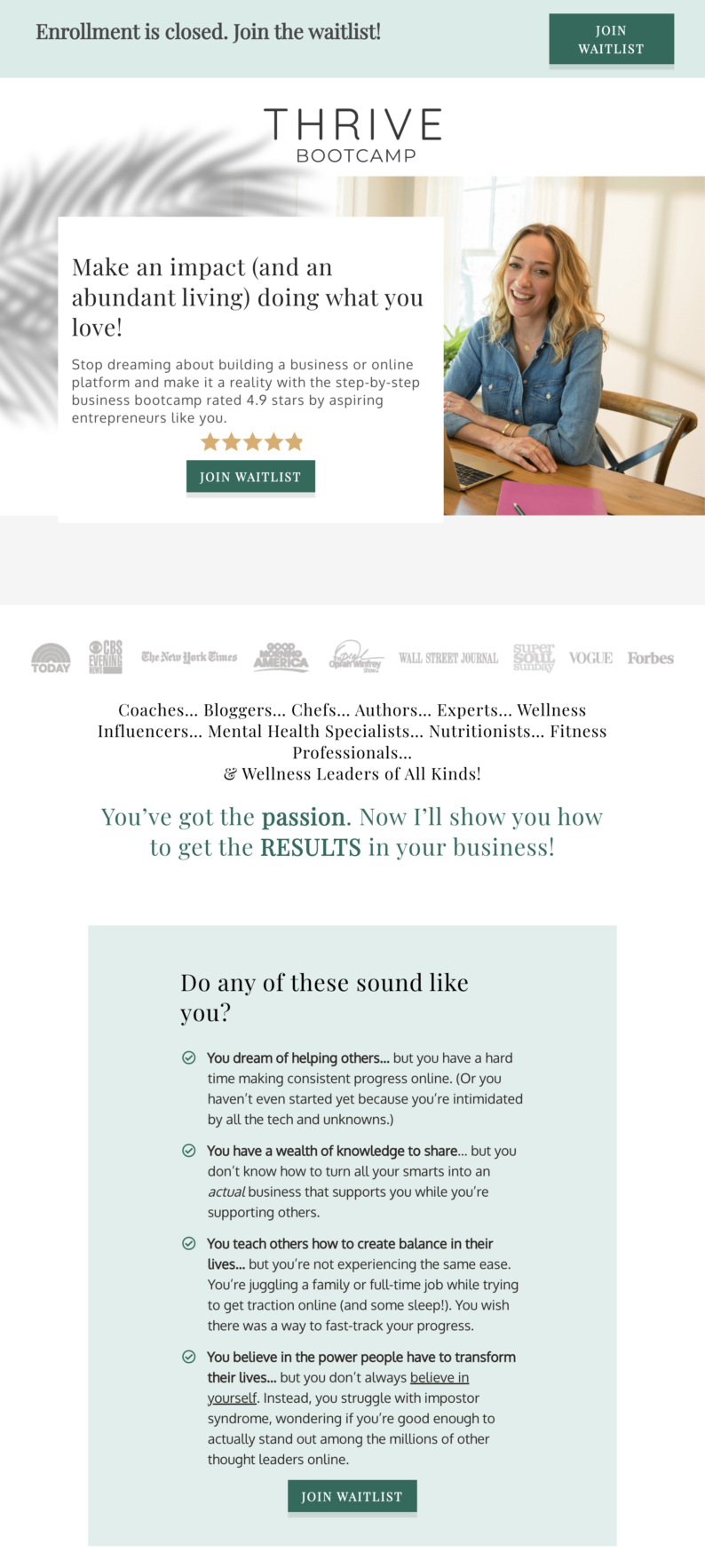 Great Landing Page Design Tips and Examples - Teachable