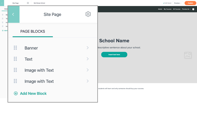 Getting Started: Set up Your Courses Homepage - Teachable Blog