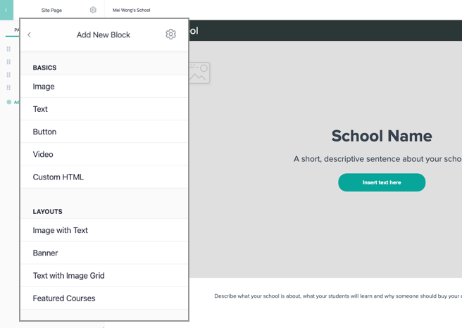 Getting Started: Set up Your Courses Homepage - Teachable Blog
