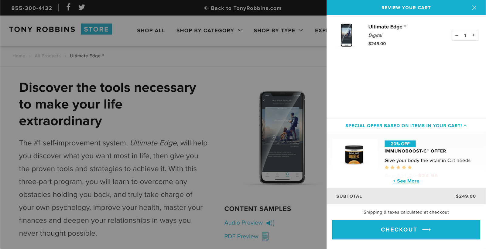 Different Types of Order Bump Examples - Teachable Blog