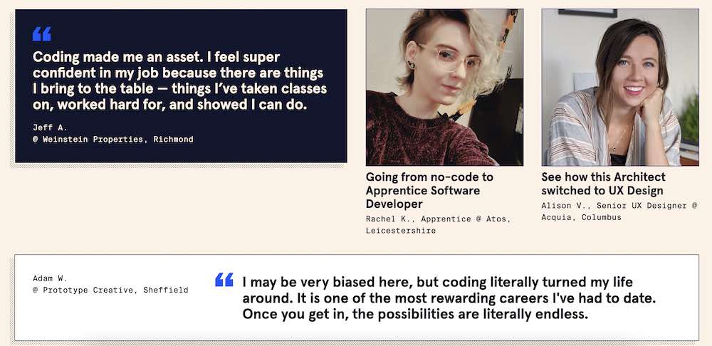 Testimonial Examples