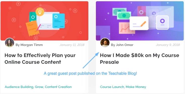 Promote Your Course with Guest Posting - Teachable
