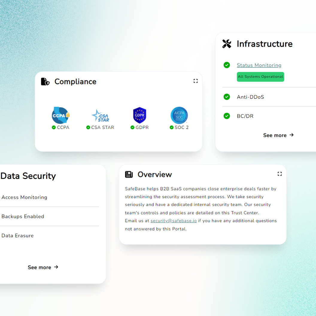 The Trust Center built for modern security teams | SafeBase