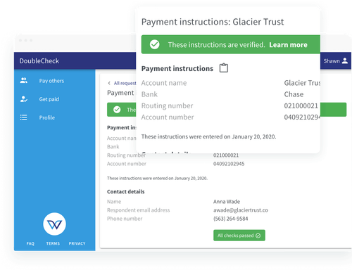 DoubleCheck by Walrus | Securely Collect Payment Details