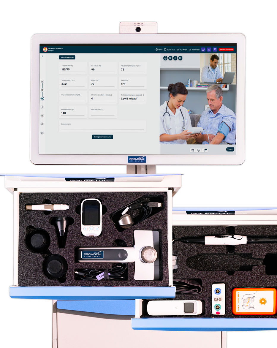 Chariot de Télémédecine - Promotal Medconnect