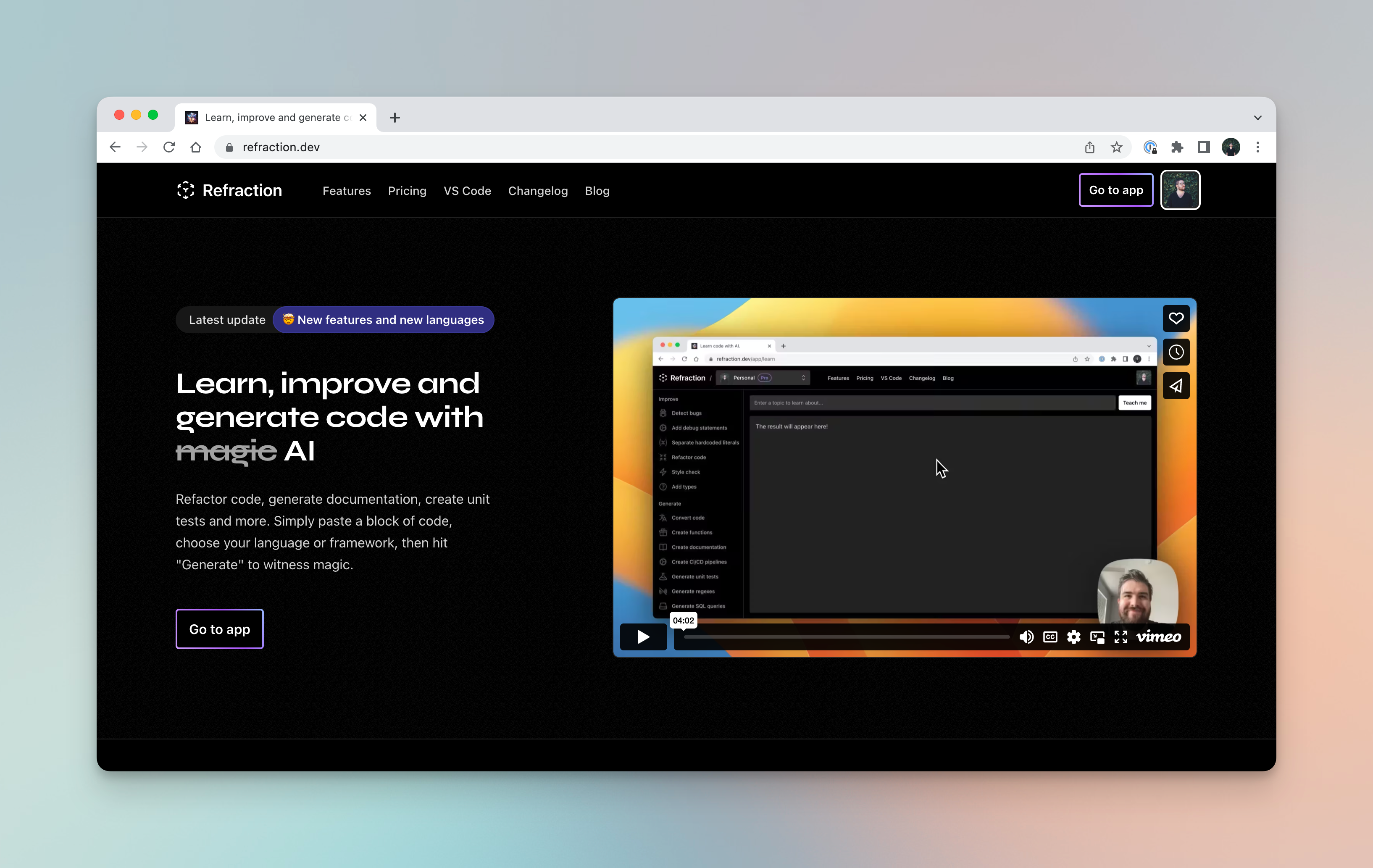 Changelog | Refraction