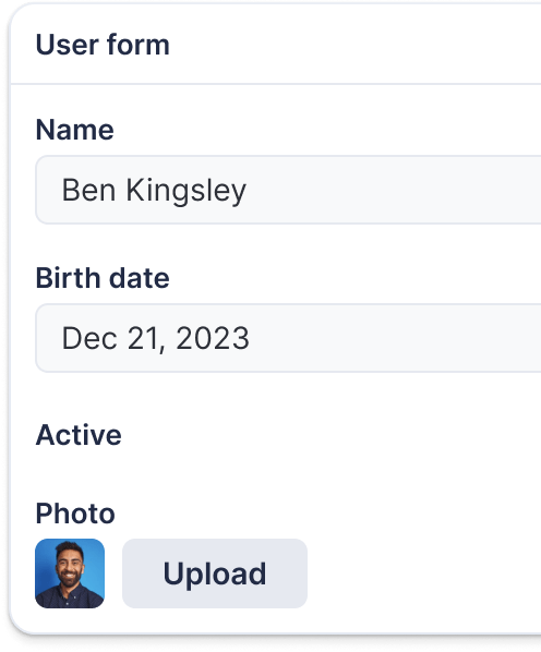 Drag and drop UI builder | UI Bakery