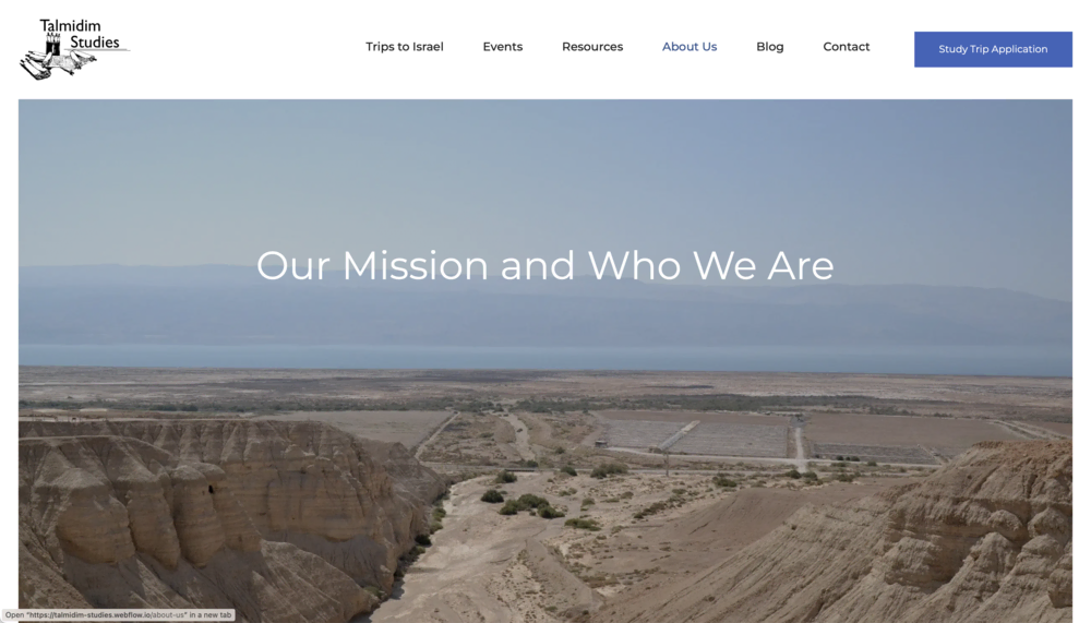 Talmidim Studies - About Us