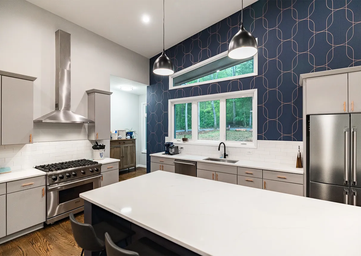 "Madison" Quartz Kitchen - Bedrock Countertops