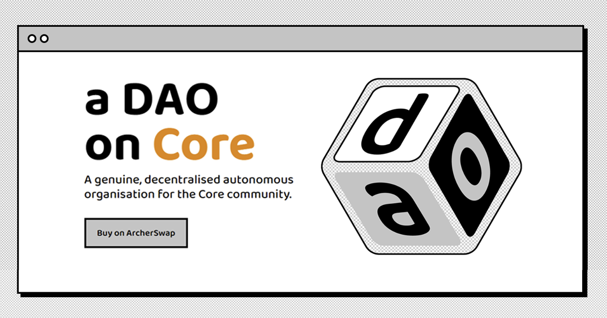 cDAO, a Genuine DAO on Core