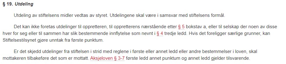 Plan for realisering av føremålet