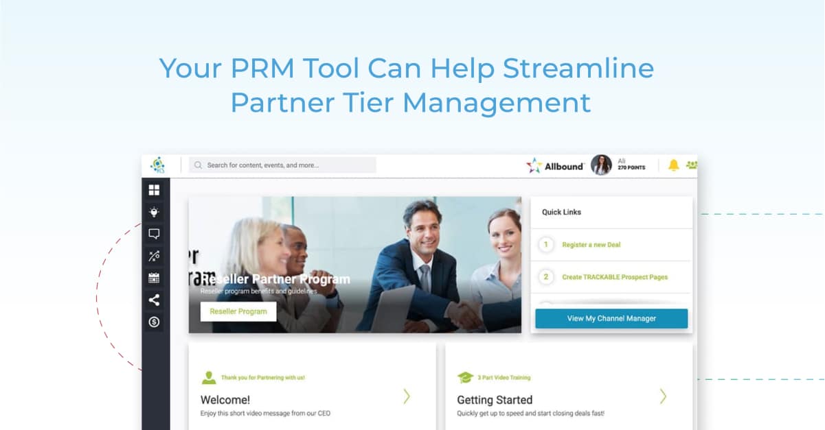 How to set up partner tiers & different levels | Allbound