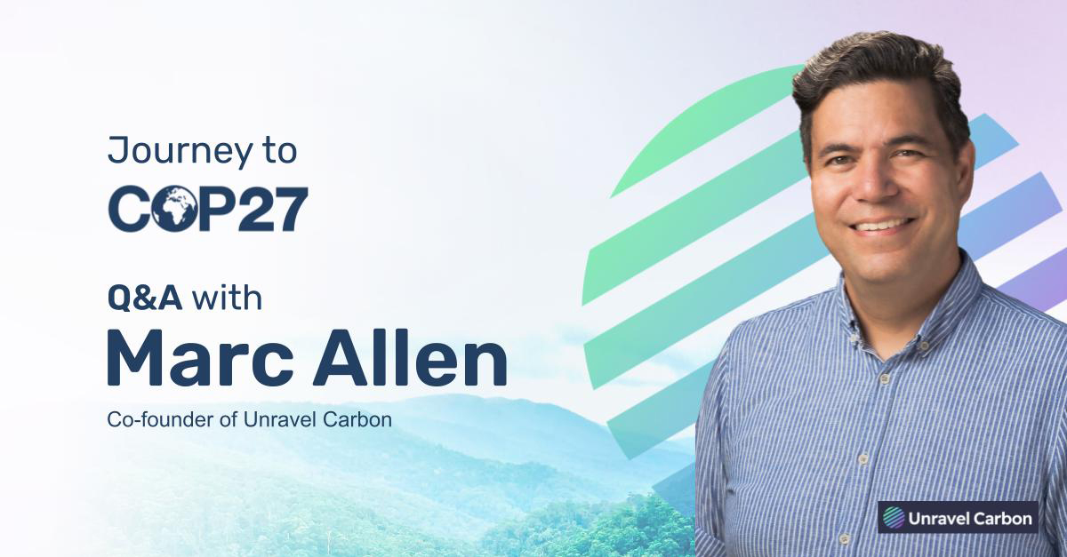 Journey to COP27: Q&A with Marc Allen