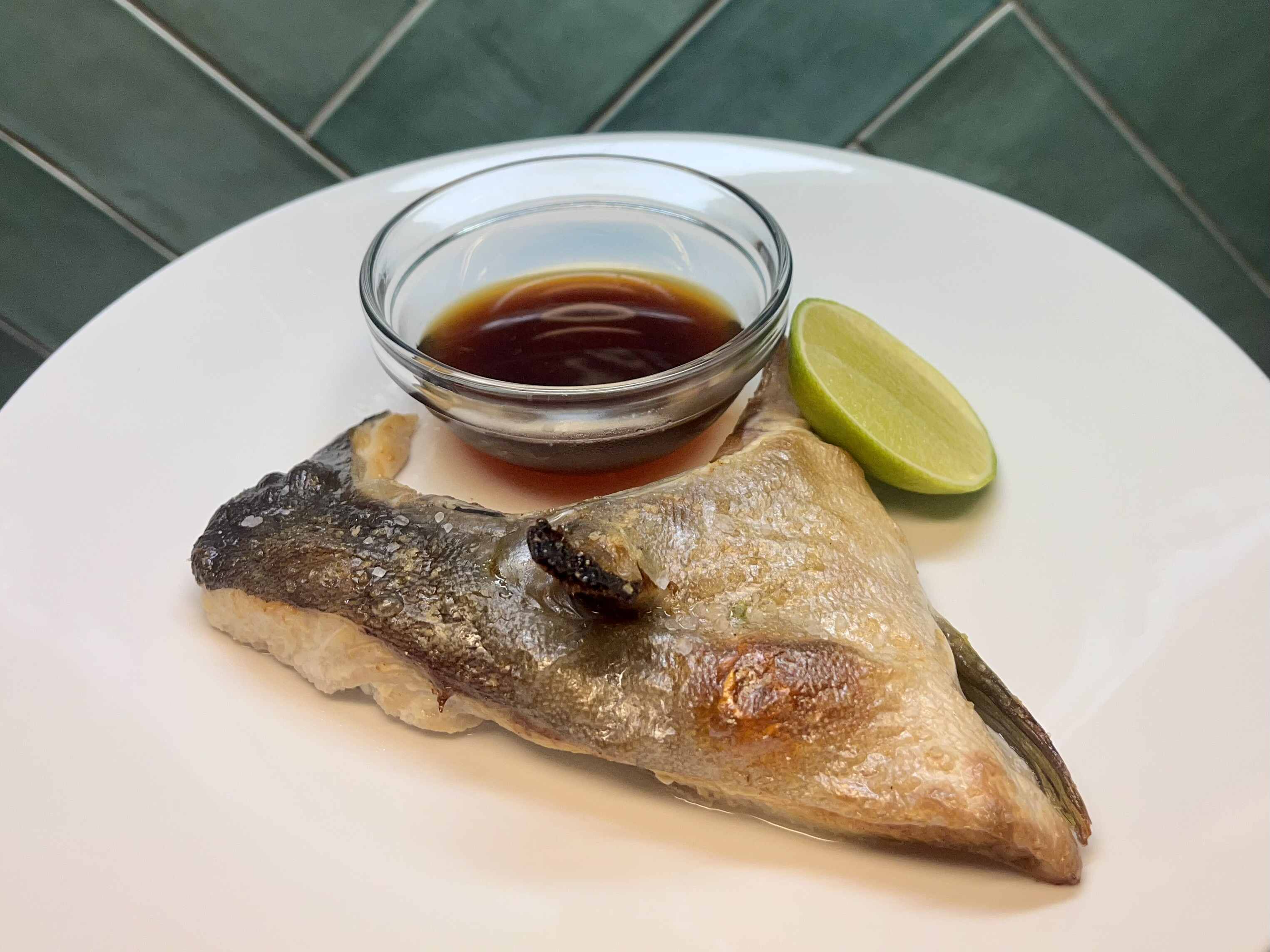 BBQ'ed kingfish collar