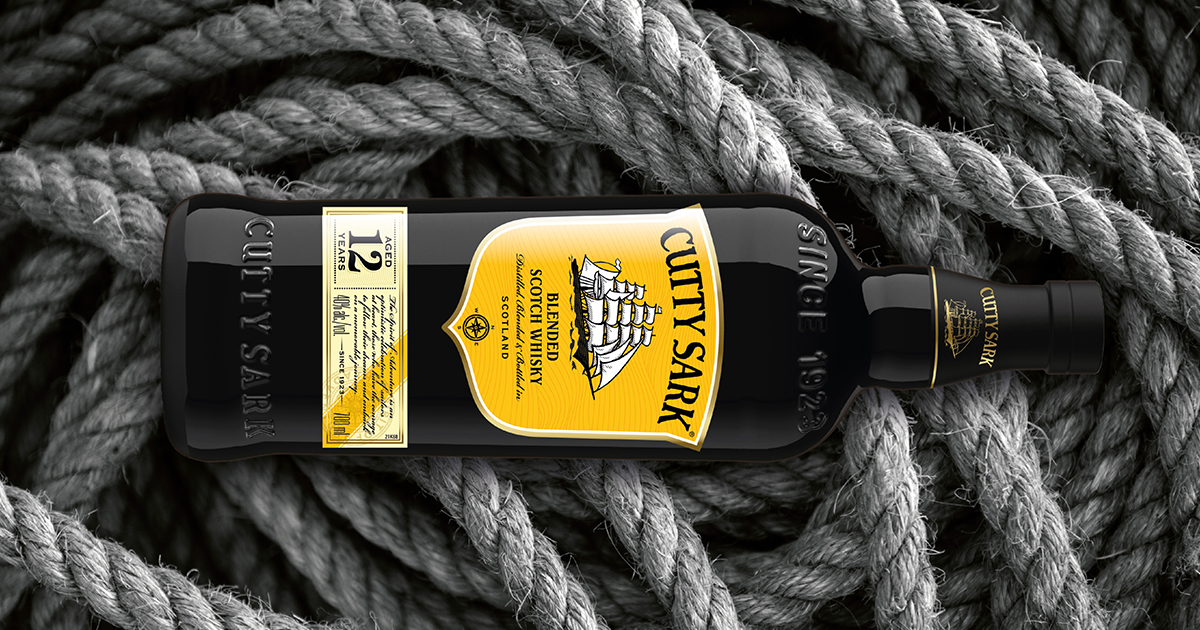 Cutty Sark 12 yo : A Scotch Whisky with a Bold Design | Agence de ...