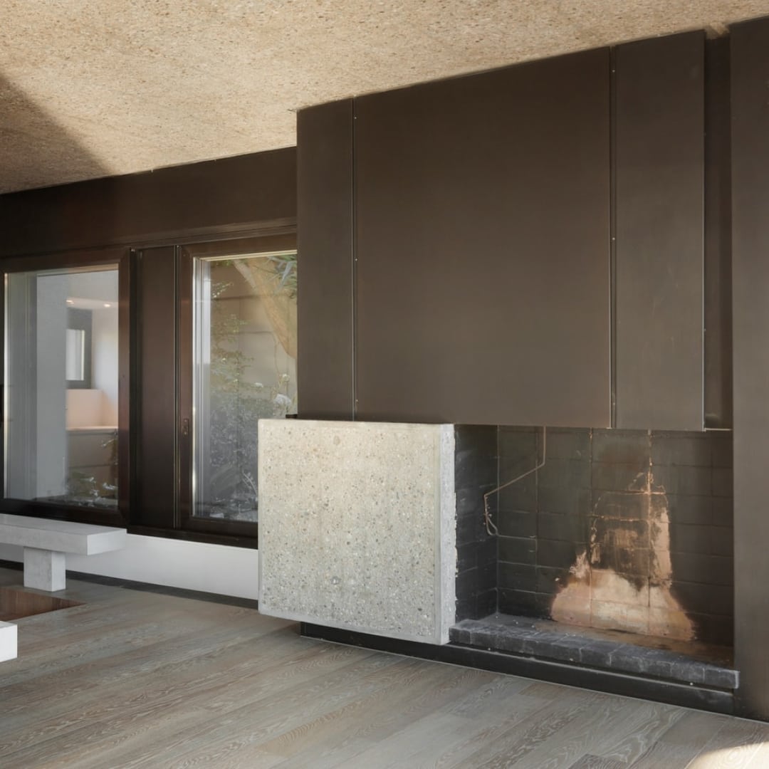 polished concrete fireplace | concrete fireplaces UK | fire hearth