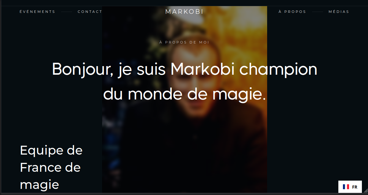 Markobi - Champion du monde de magie | A propos