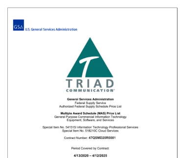 Browse Our Government Contracting Proof