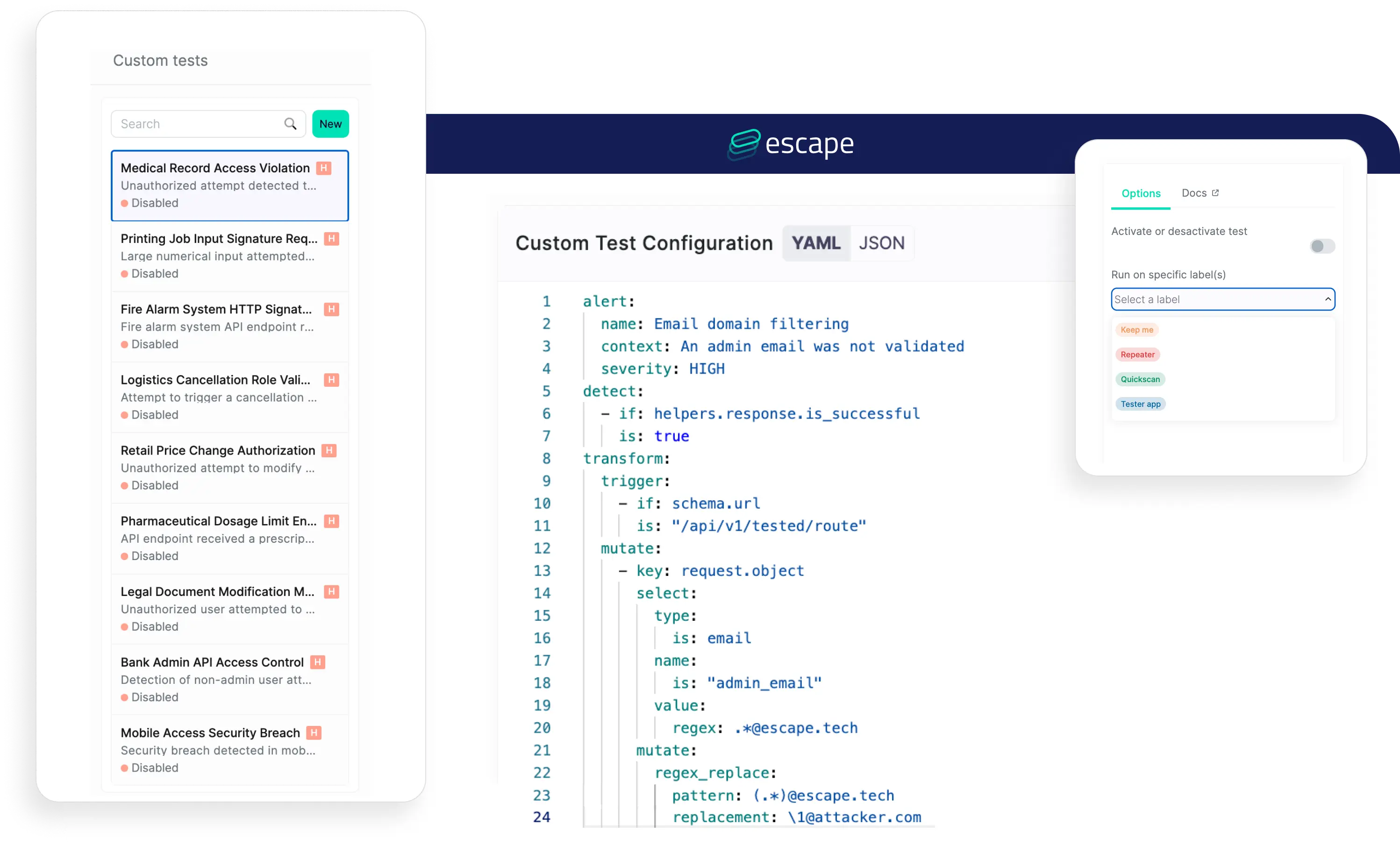 Escape: API Security Platform - Automated API Discovery & Security
