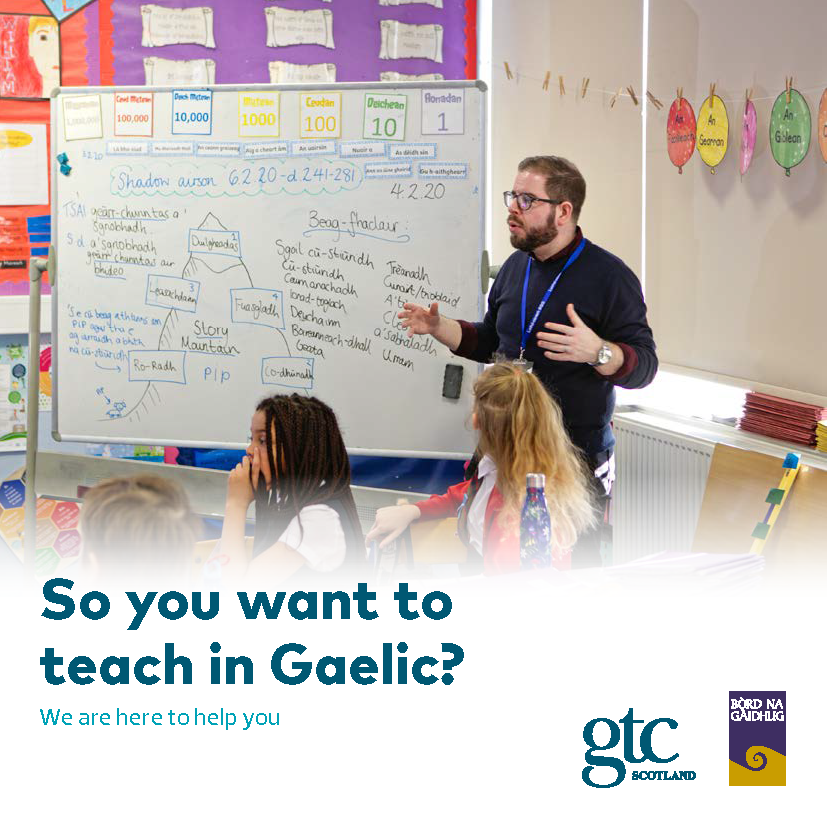 Document > Becoming a Gaelic teacher (English version)
