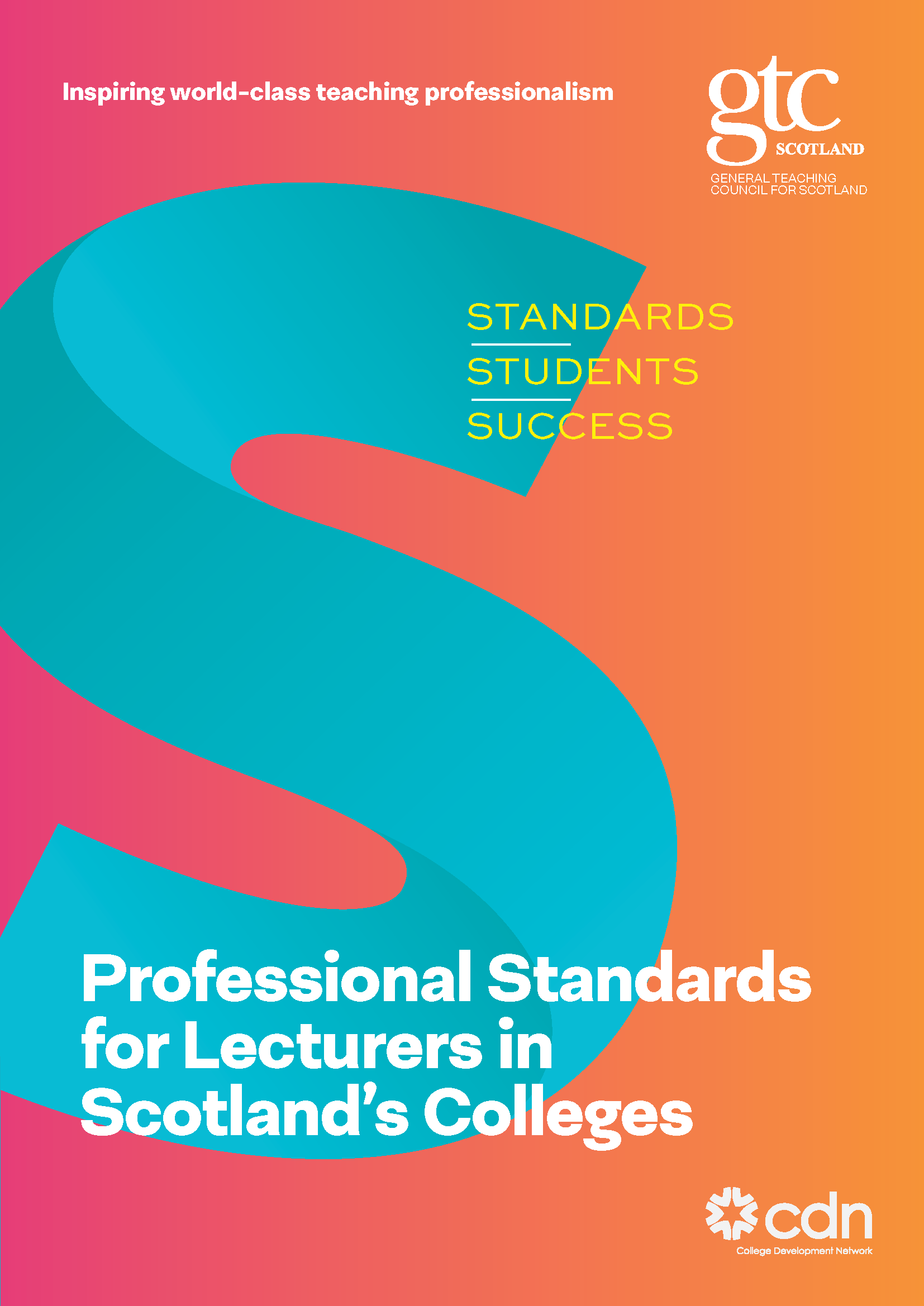 Document > Professional Standards for lecturers in Scotland's colleges