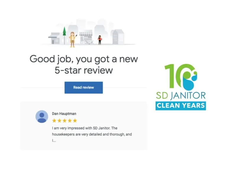 SDJ 5 Stars - SDJanitor.com - San Diego CA
