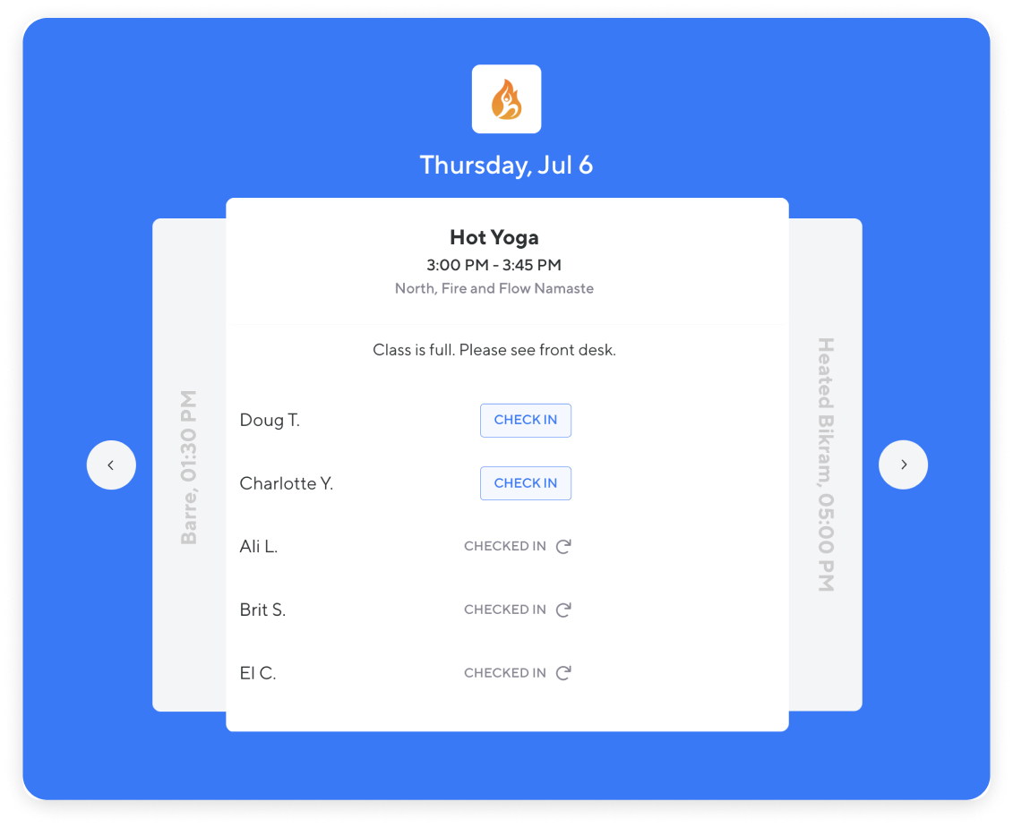 Gym client management and fitness booking software | walla