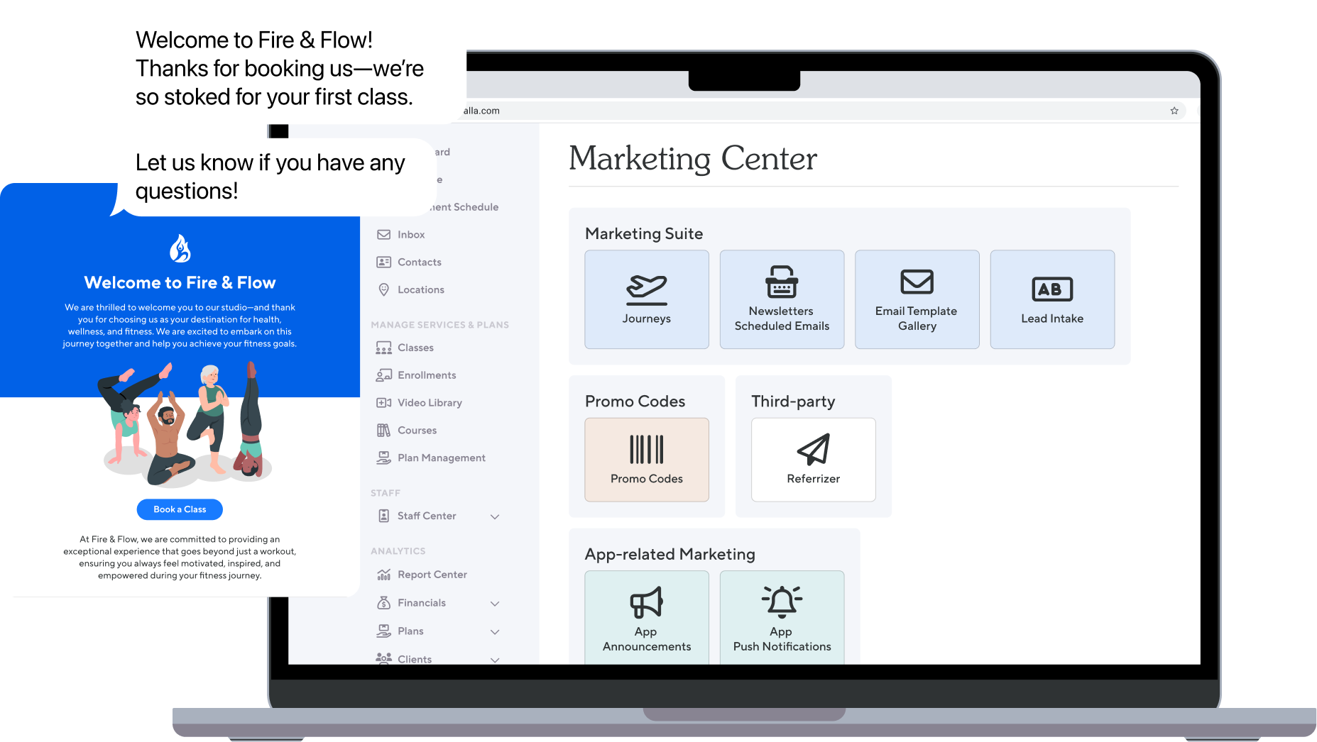 Fitness Marketing Software for Gyms & Fitness Studios | Walla