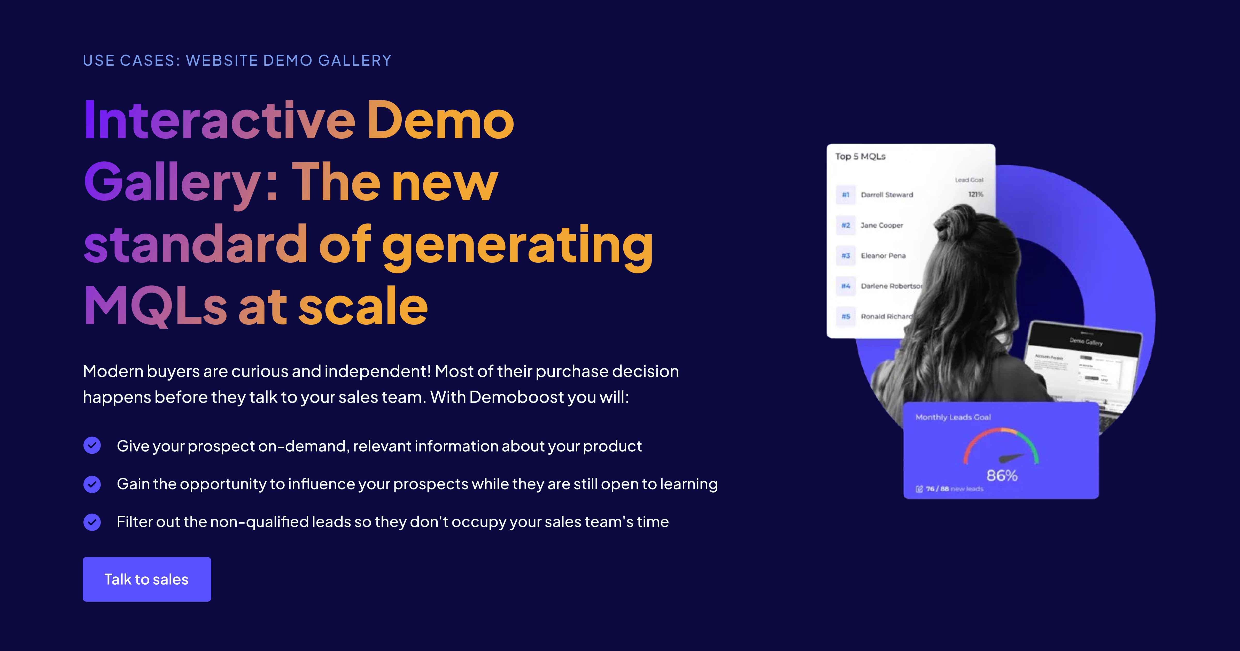 Demo Gallery for Generating MQLs at Scale | Demoboost