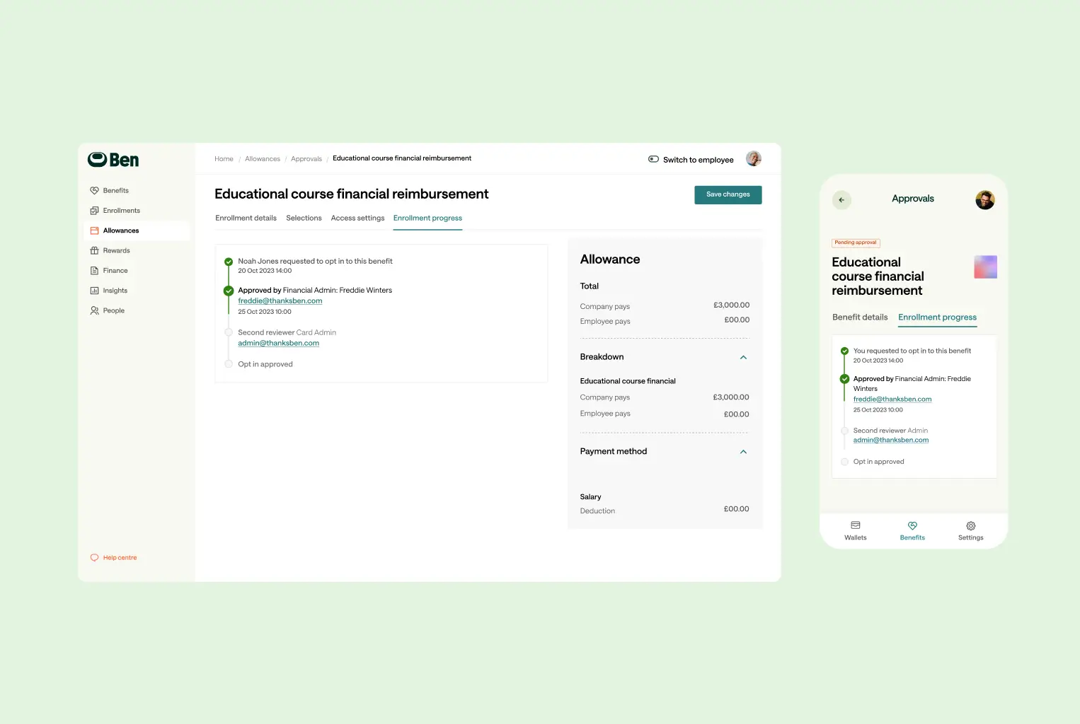 Smart Workflows & Automation | Ben Features