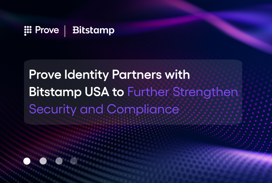 Prove Identity Partners with Bitstamp USA to Further Strengthen ...