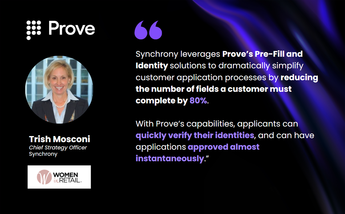 Synchrony Chief Strategy Officer Trish Mosconi Highlights Prove in ...