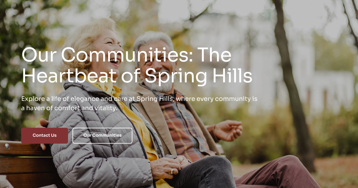 Spring Hills Communities: Discover Excellence in Assisted Living